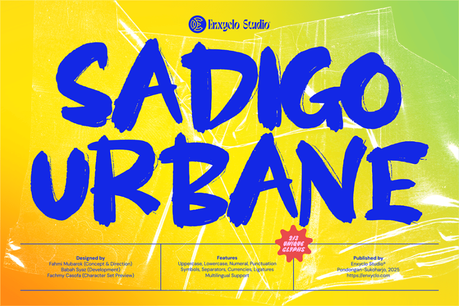 Sadigo Urbane Font · 1001 Fonts