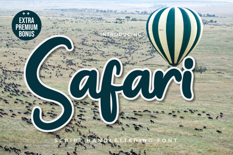 Safari Font · 1001 Fonts