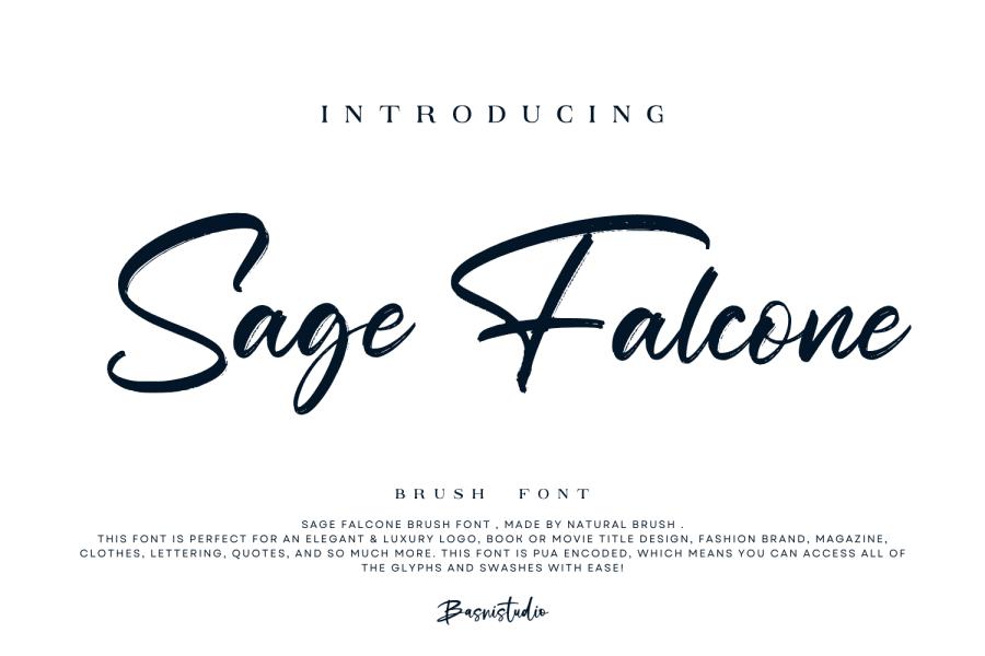 Sage Falcone Font · 1001 Fonts