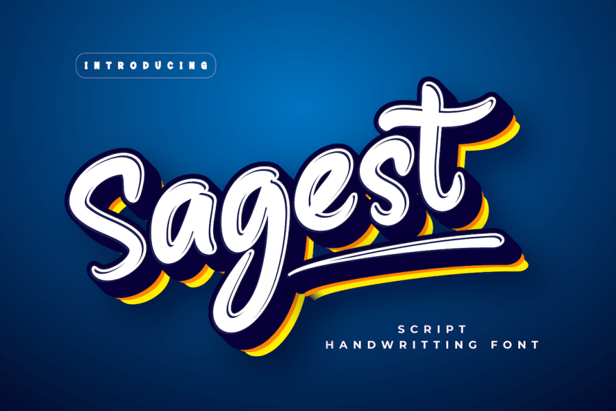 Sagest Font · 1001 Fonts