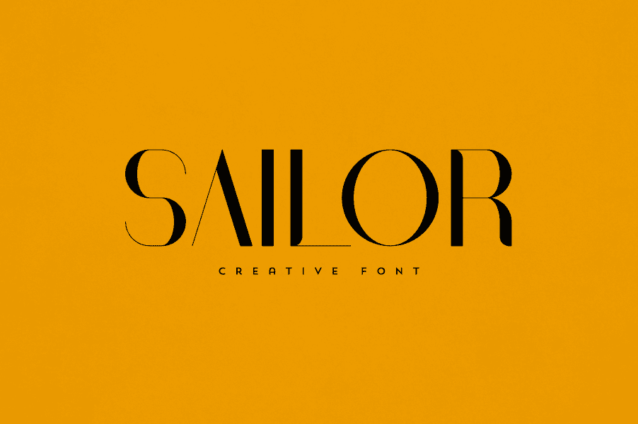 Sailor Font · 1001 Fonts
