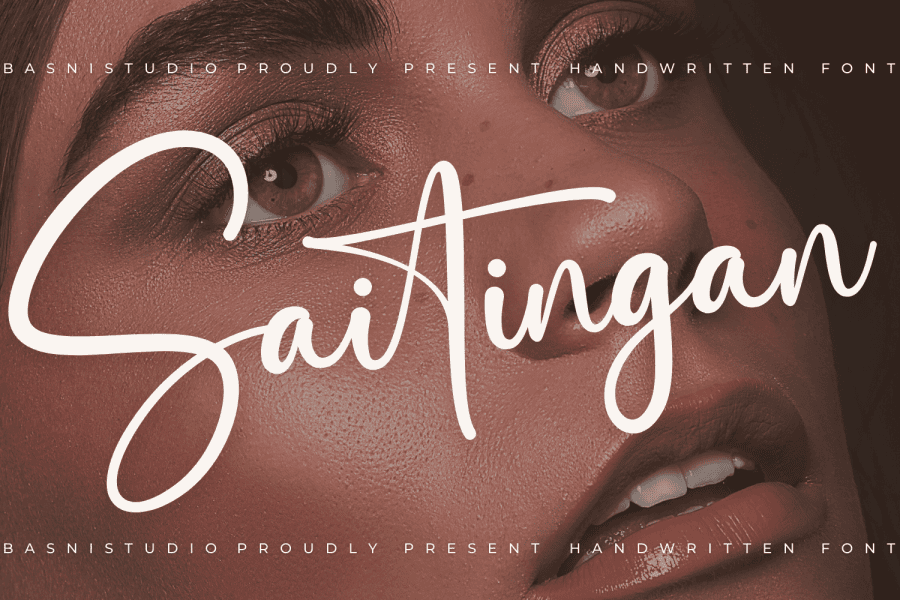 Saitingan Font · 1001 Fonts