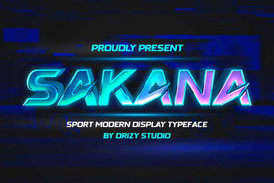 Sakana Font · 1001 Fonts