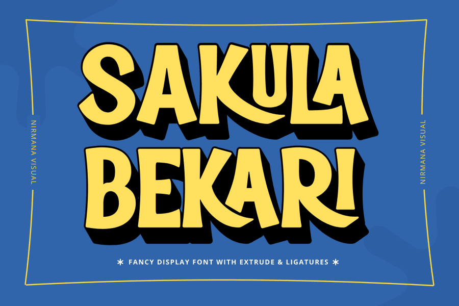 Sakula Bekari Retro Demo Version Font · 1001 Fonts