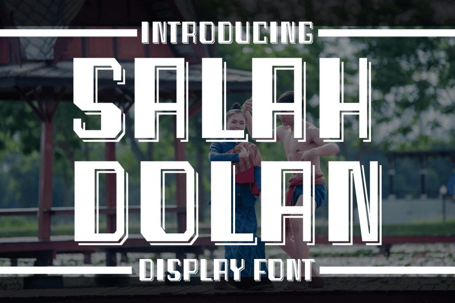 Salah Dolan Font · 1001 Fonts