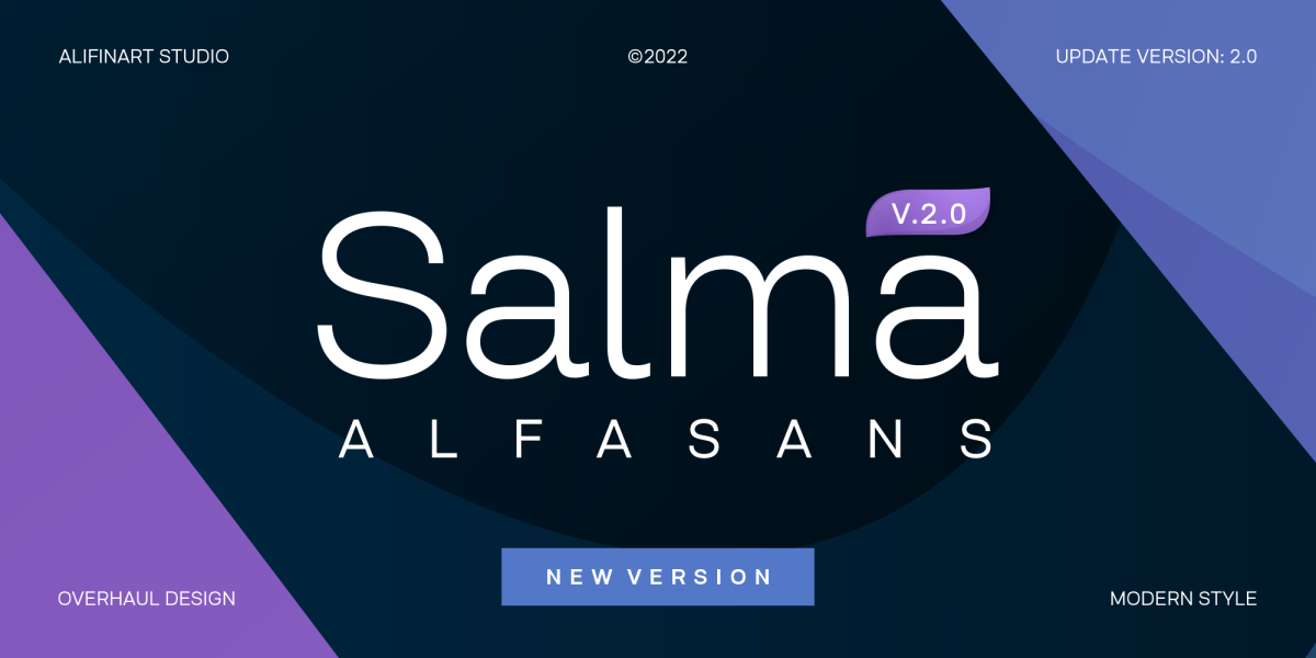 Salma Alfasans Font Family · 1001 Fonts