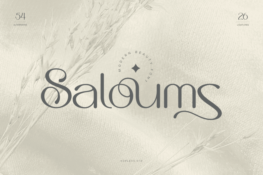 Saloums Font · 1001 Fonts
