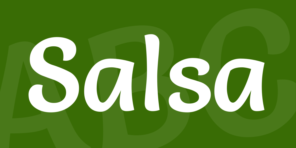 Salsa Font · 1001 Fonts