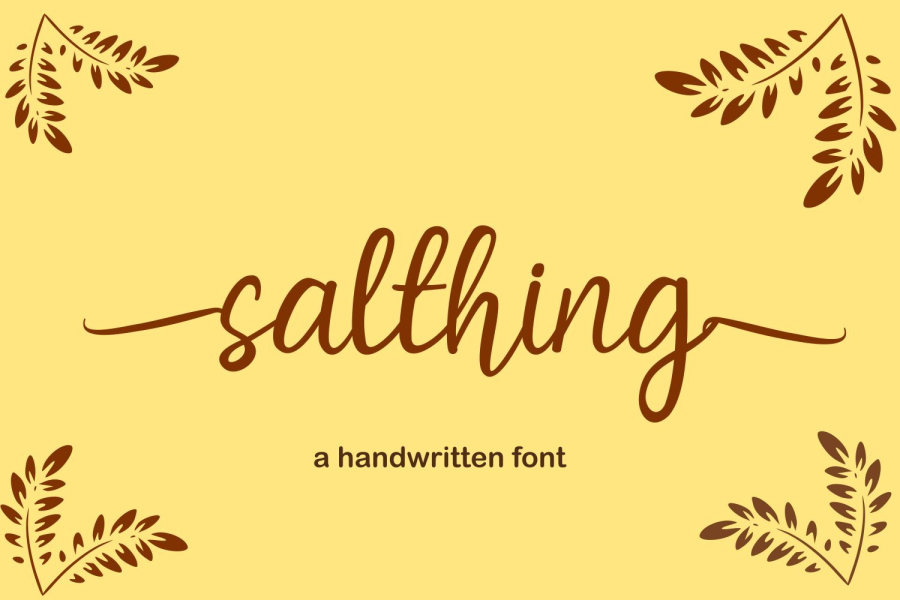 salthing Font · 1001 Fonts