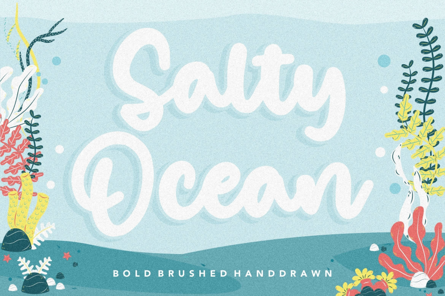 Salty Ocean Font · 1001 Fonts
