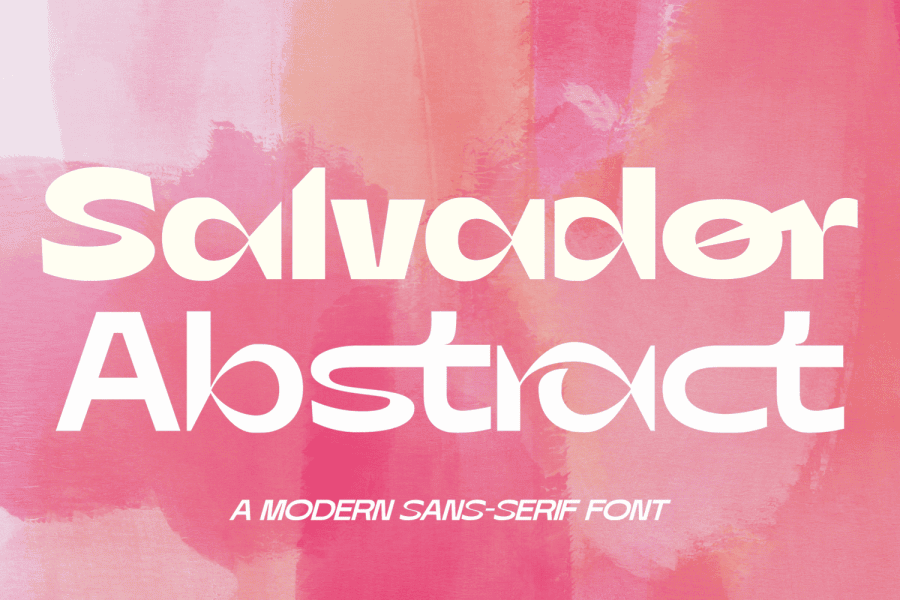 Salvador Abstract Demo Font · 1001 Fonts