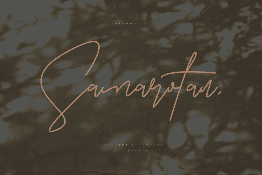 Samarotan Font · 1001 Fonts