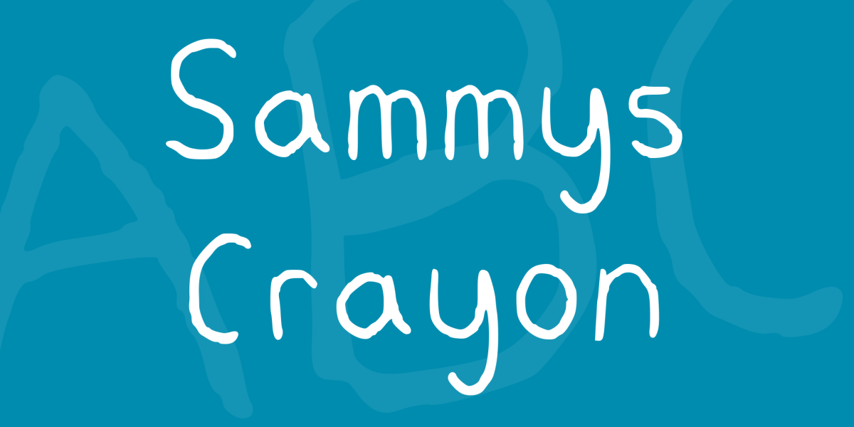Sammys Crayon Font · 1001 Fonts