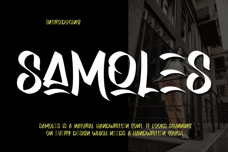 Samoles - Personal Use Font · 1001 Fonts