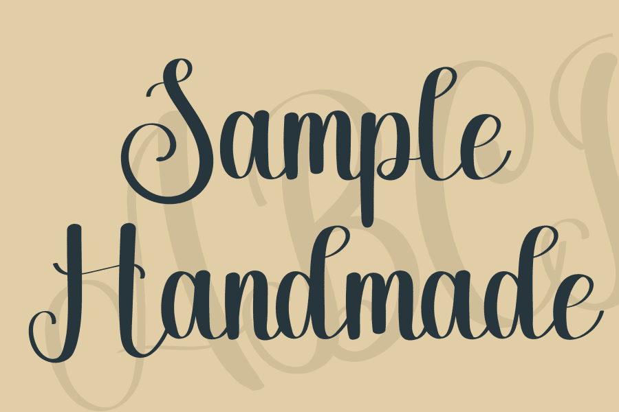 Sample Handmade Font · 1001 Fonts