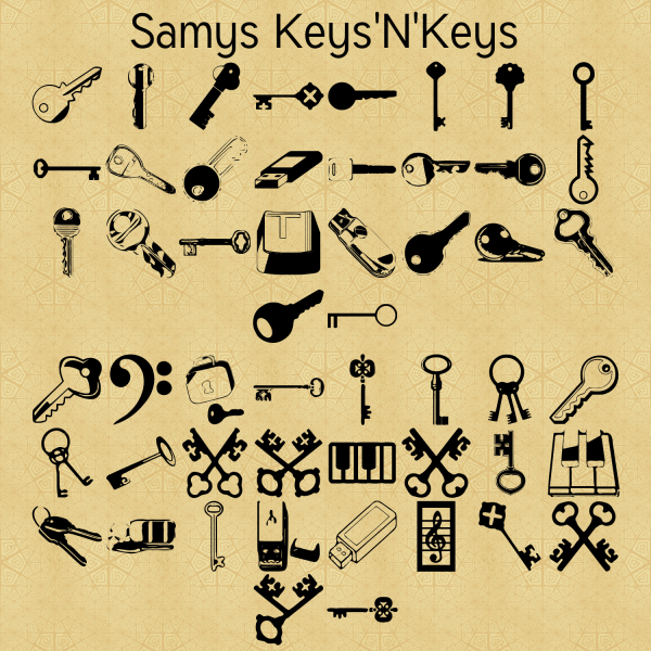 Samys Keys'N'Keys Font · 1001 Fonts