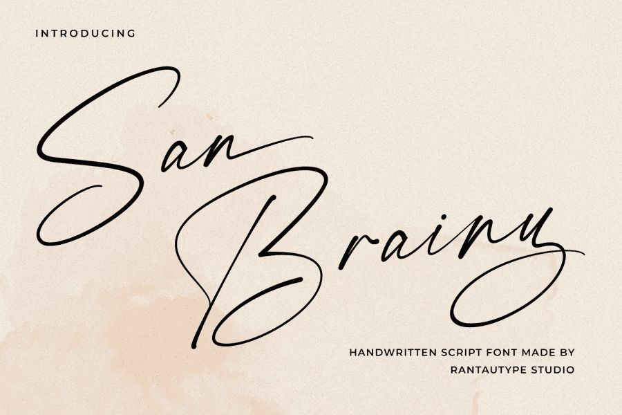 San Brainy Font · 1001 Fonts