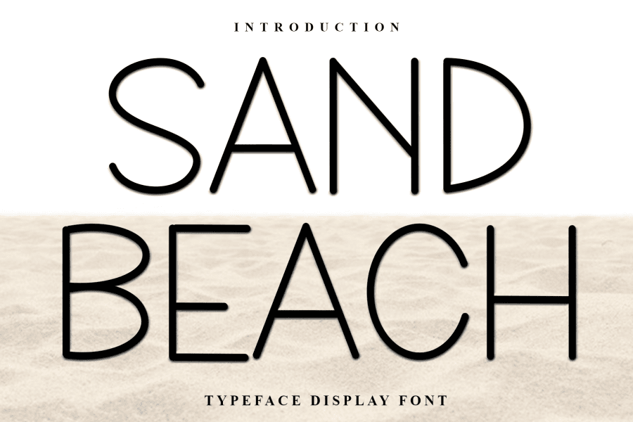Sand Beach Font · 1001 Fonts