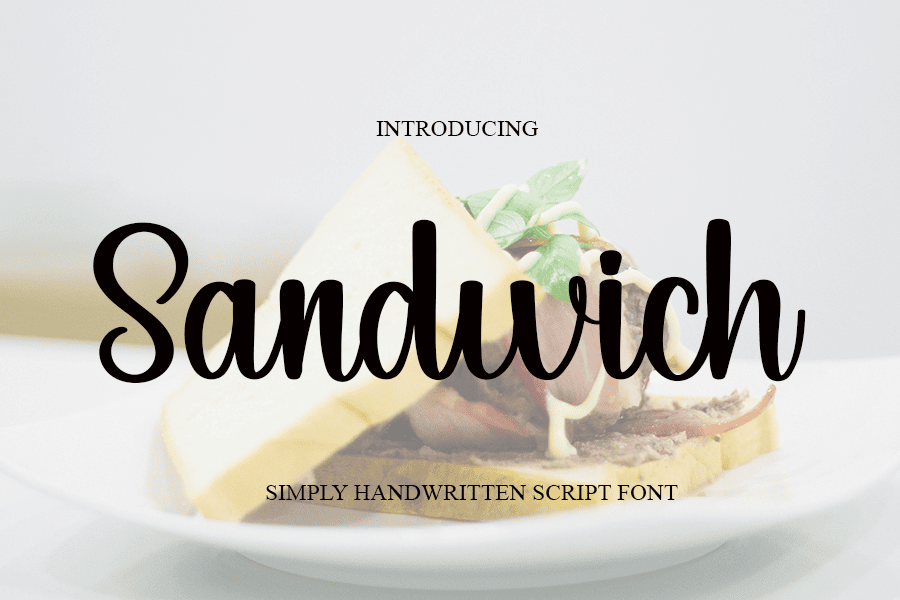 Sandwich Font · 1001 Fonts