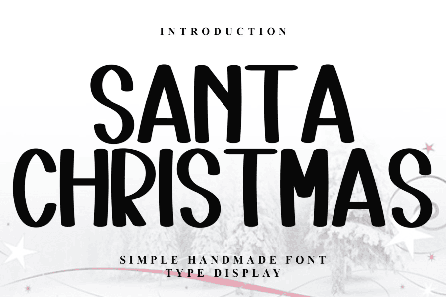 Santa Christmas Font · 1001 Fonts