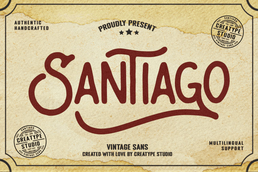 Santiago Font · 1001 Fonts