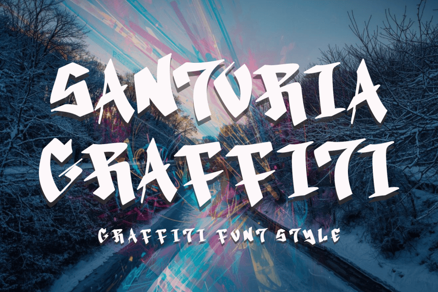 Santoria Graffiti Demo Font · 1001 Fonts