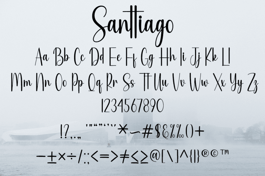 Santtiago Font · 1001 Fonts