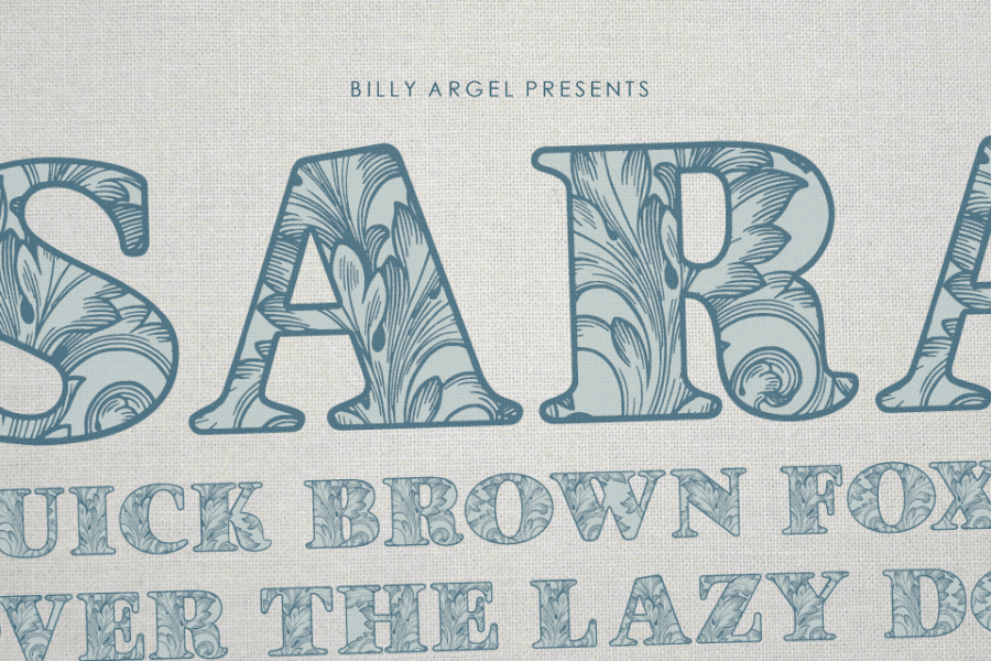 SARAH PERSONAL USE Font · 1001 Fonts