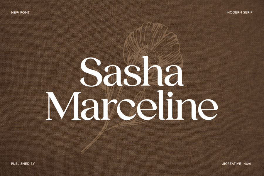 Sasha Marceline Font · 1001 Fonts