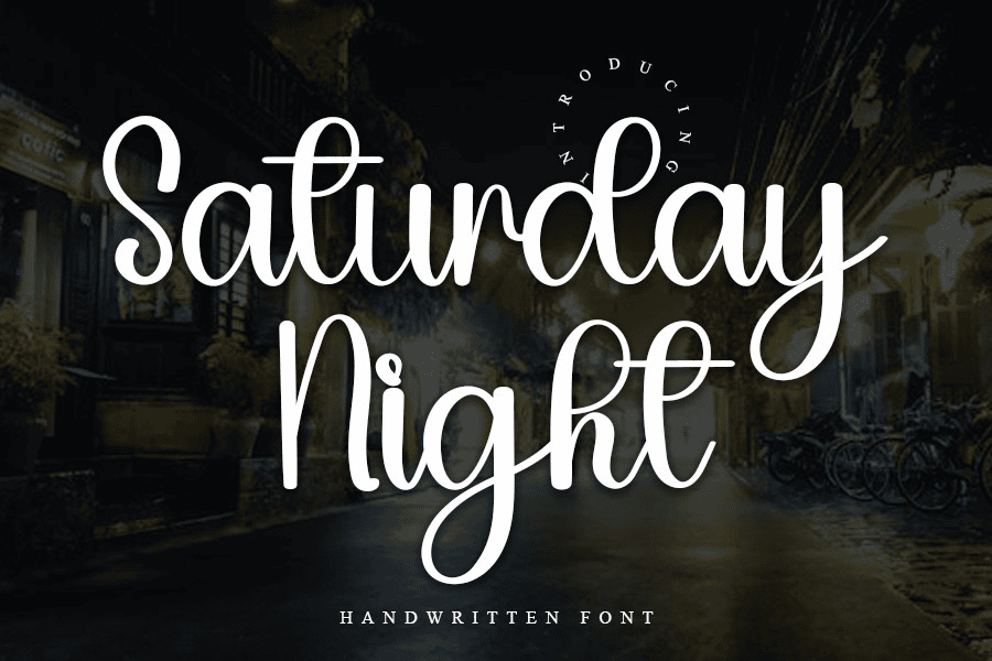 Saturday Night Font · 1001 Fonts