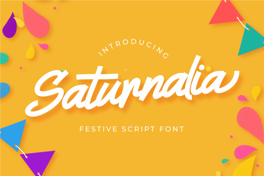 Saturnalia Font · 1001 Fonts
