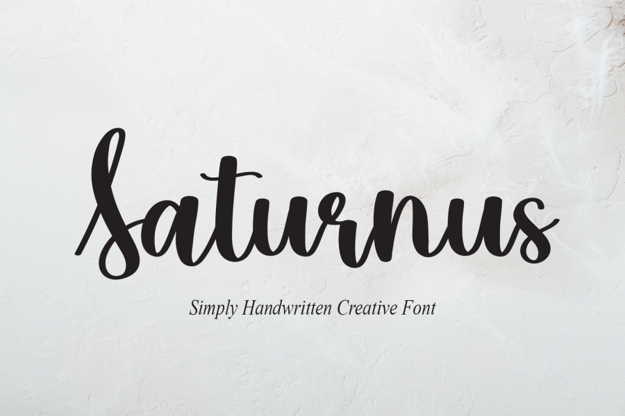 Saturnus Font · 1001 Fonts
