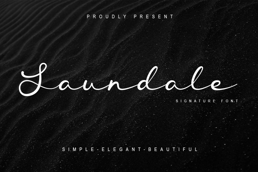 Saundale Font · 1001 Fonts
