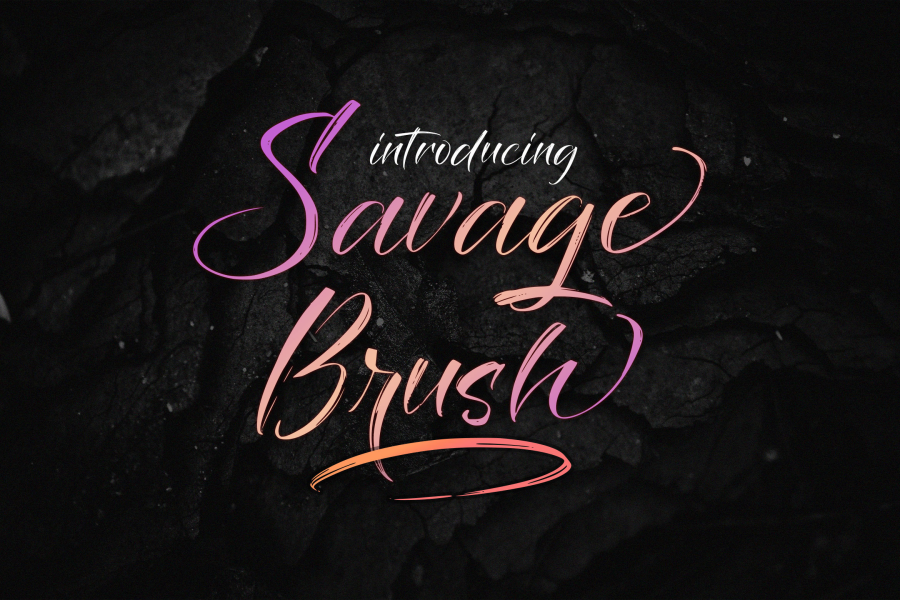 Savage Brush Font · 1001 Fonts