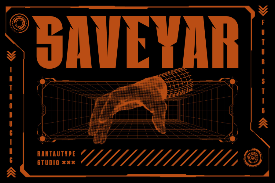 10 Free Art, Cyber, Modern, Retro Fonts · 1001 Fonts