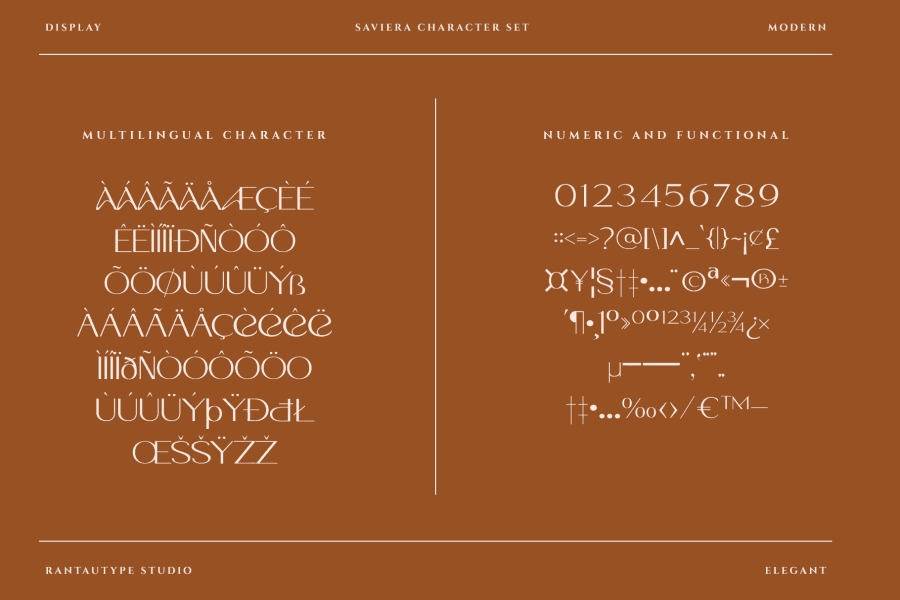 Saviera Font · 1001 Fonts