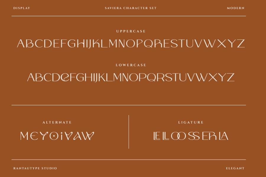 Saviera Font · 1001 Fonts