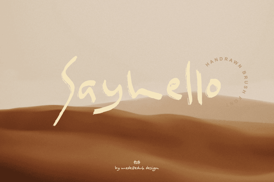 Sayhello DEMO Font · 1001 Fonts