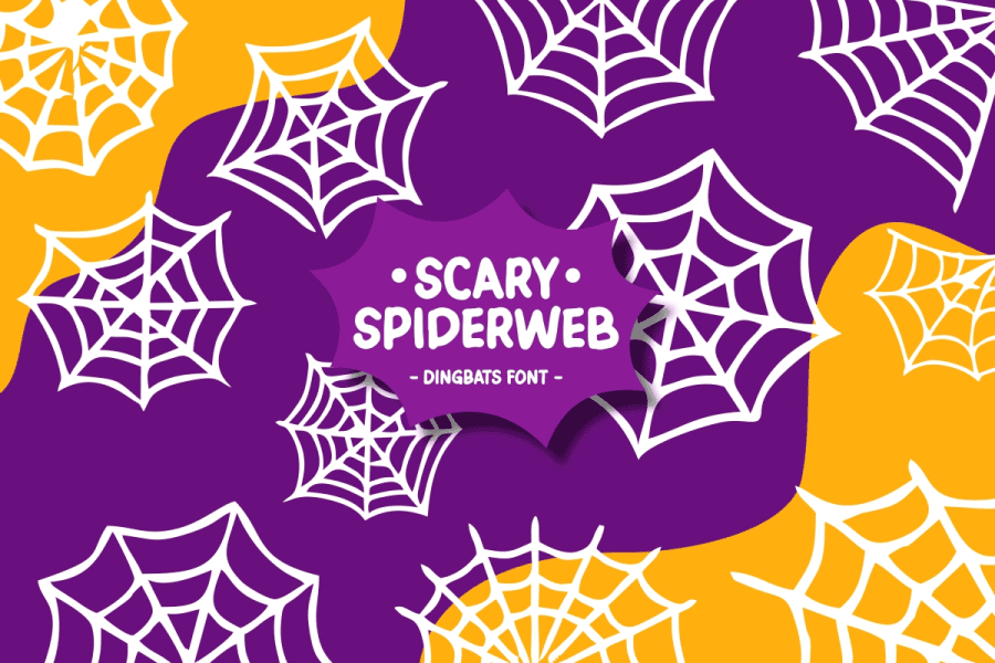 Scary Spider Web Font · 1001 Fonts