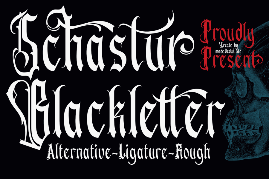 5 Free Demon, Poster, Rough Fonts · 1001 Fonts