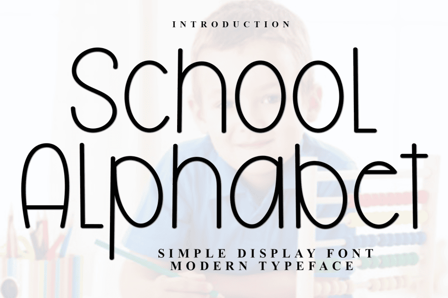 School Alphabet Font · 1001 Fonts