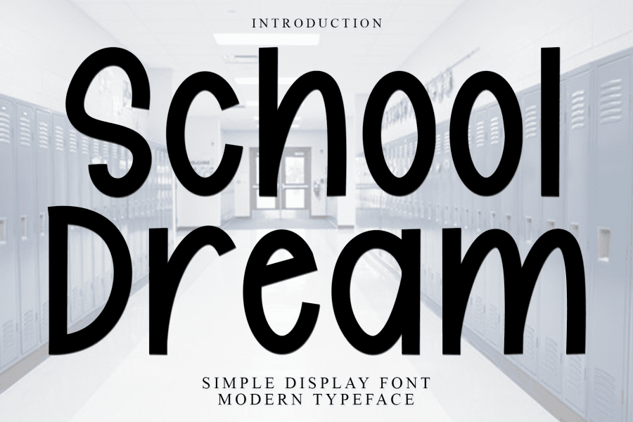 School Dream Font · 1001 Fonts