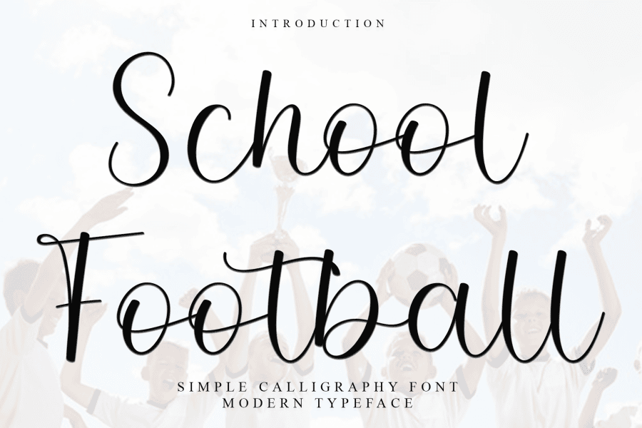 School Football Font · 1001 Fonts