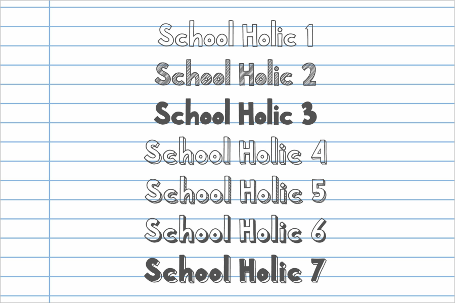 School Holic Font Family · 1001 Fonts