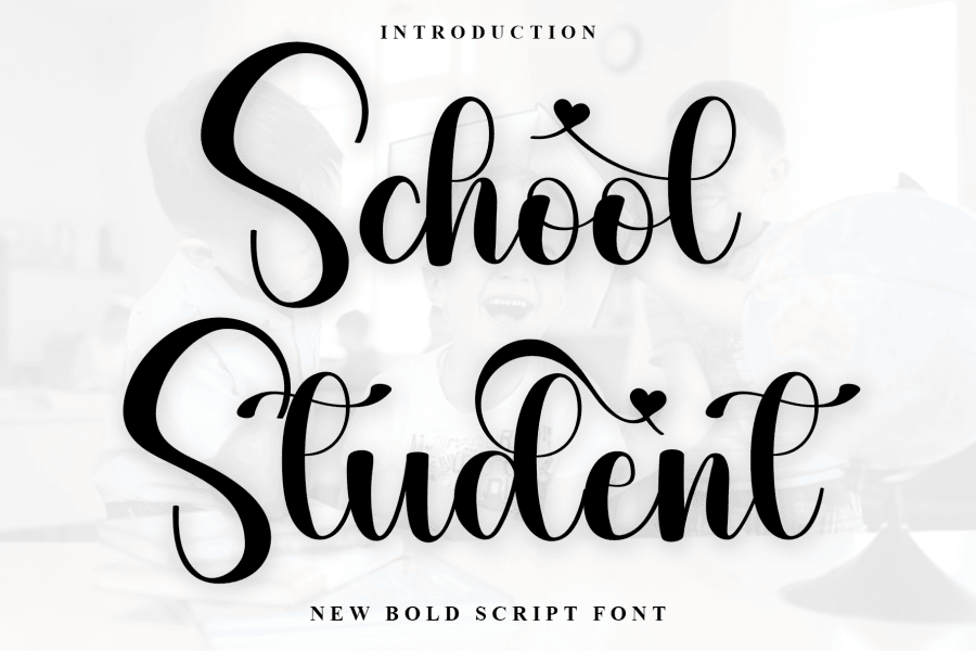 School Student Font · 1001 Fonts