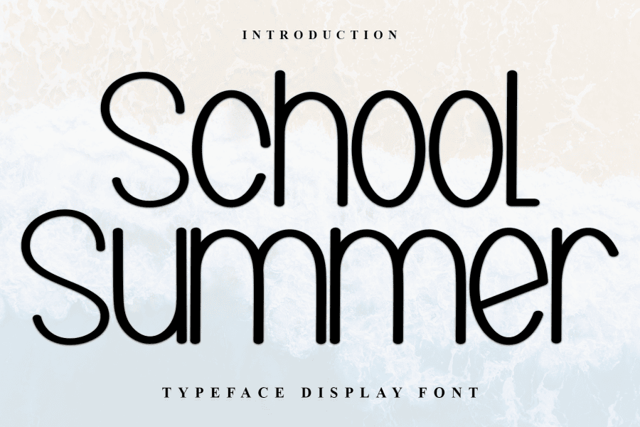 School Summer Font · 1001 Fonts