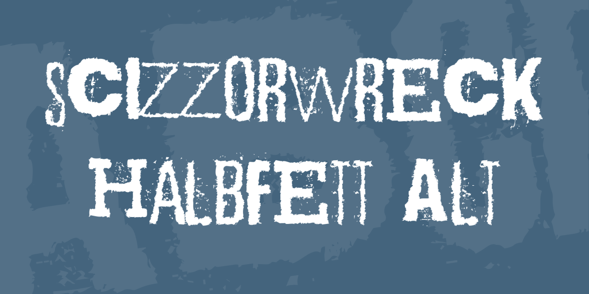 3 Free Wrecked Fonts · 1001 Fonts