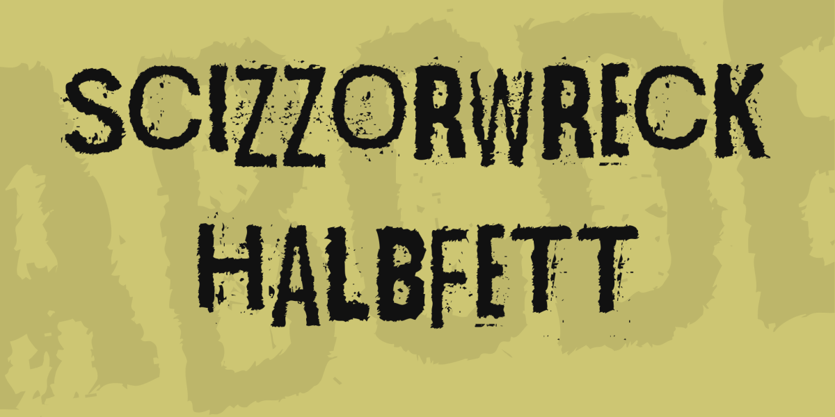 3 Free Wrecked Fonts · 1001 Fonts