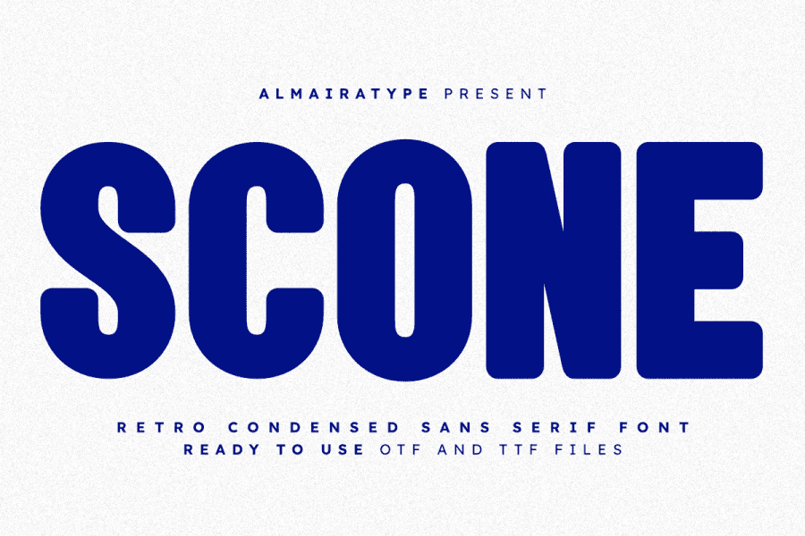 Scone Font · 1001 Fonts