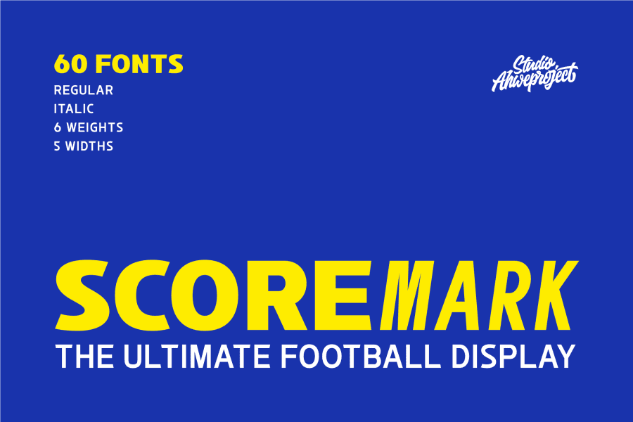 Scoremark Demo Font Family · 1001 Fonts